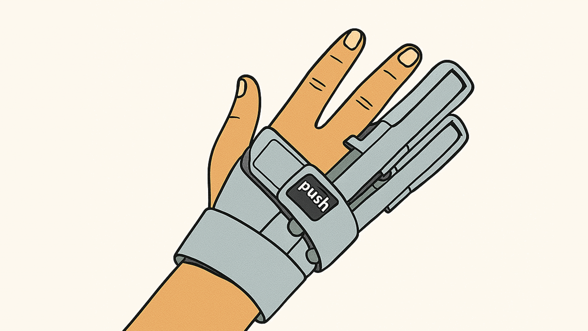 Push Ortho Handorthese DPT - Gut leben mit Dupuytren